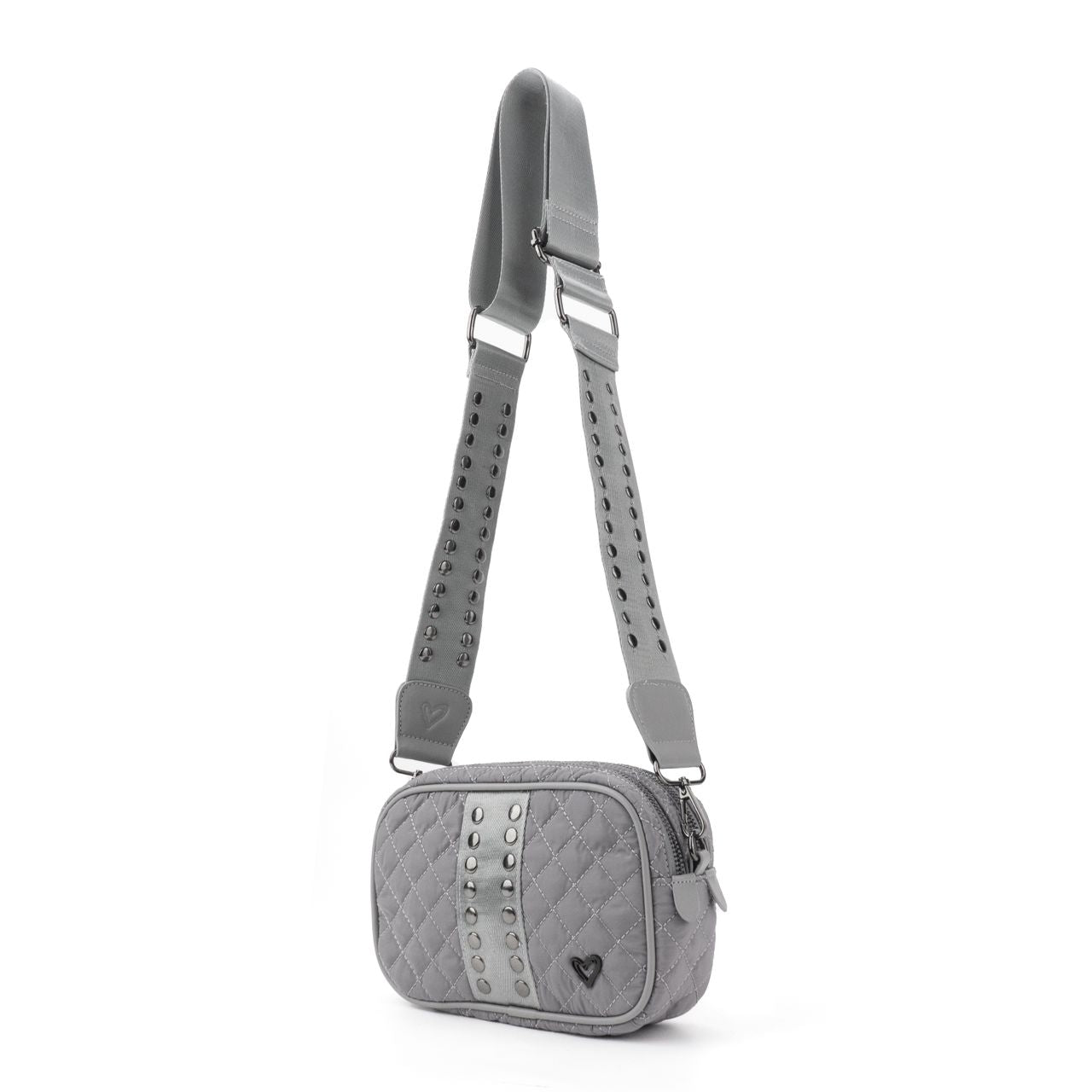 Essex Quilted Crossbody Bag (Grey) - preneLOVE®
