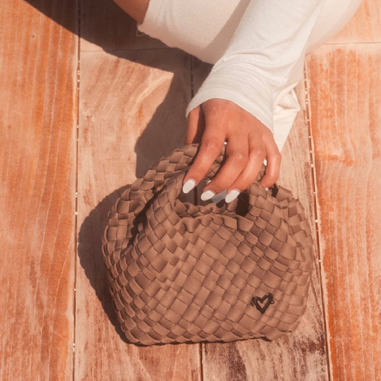 NEW Tiny Woven Tiny Tote - Buff - preneLOVE®
