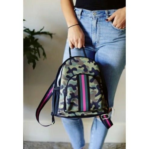 Pink Army Neoprene Just-The-Right-Size Backpack - preneLOVE®